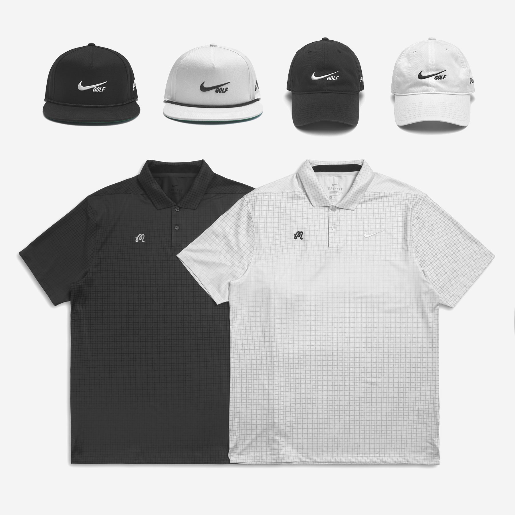 Nike Spring Polos + Headwear – Malbon Golf
