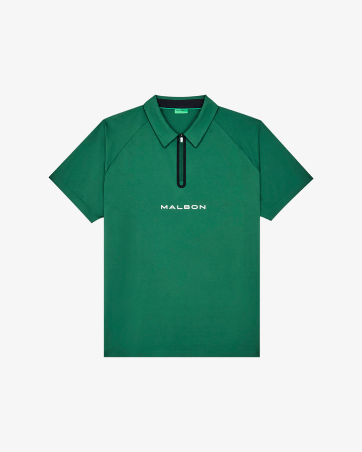 PERFORMANCE ZIP RAGLAN POLO – Malbon