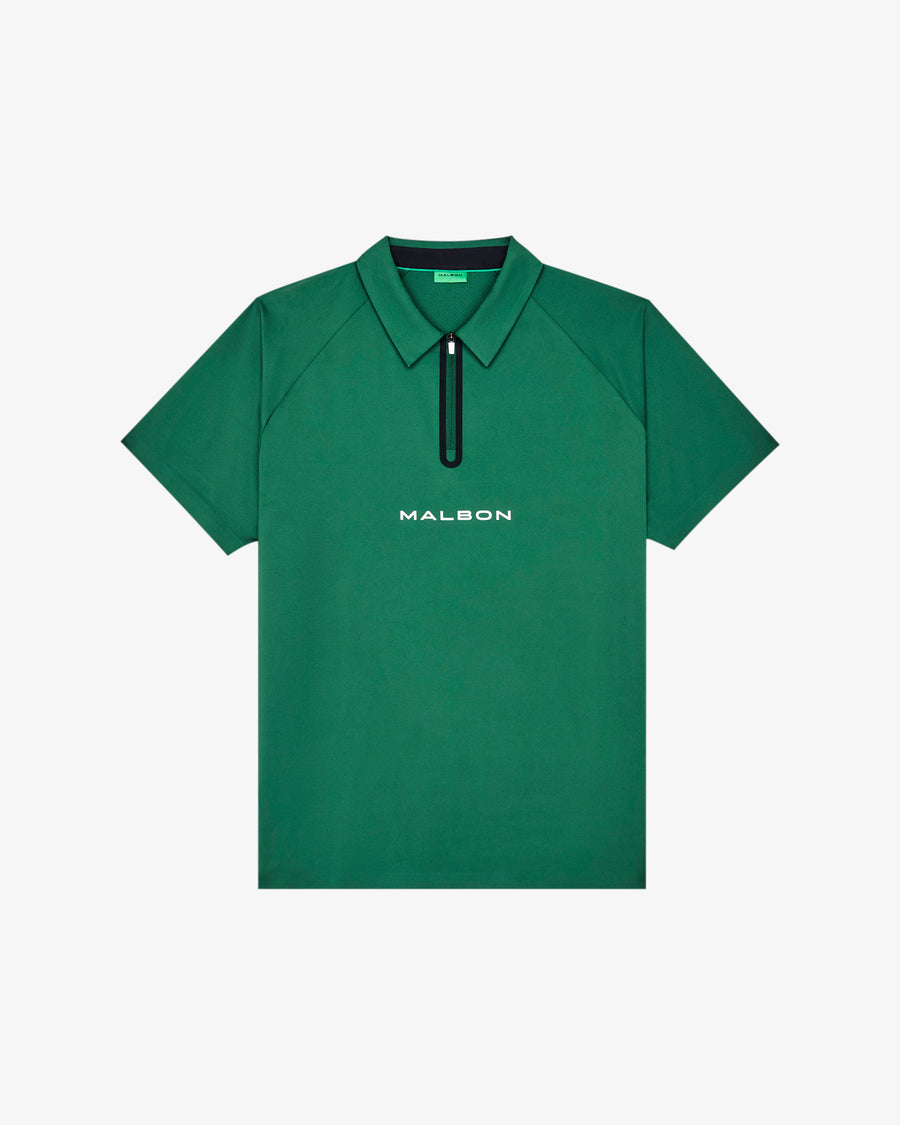 PERFORMANCE ZIP RAGLAN POLO – Malbon