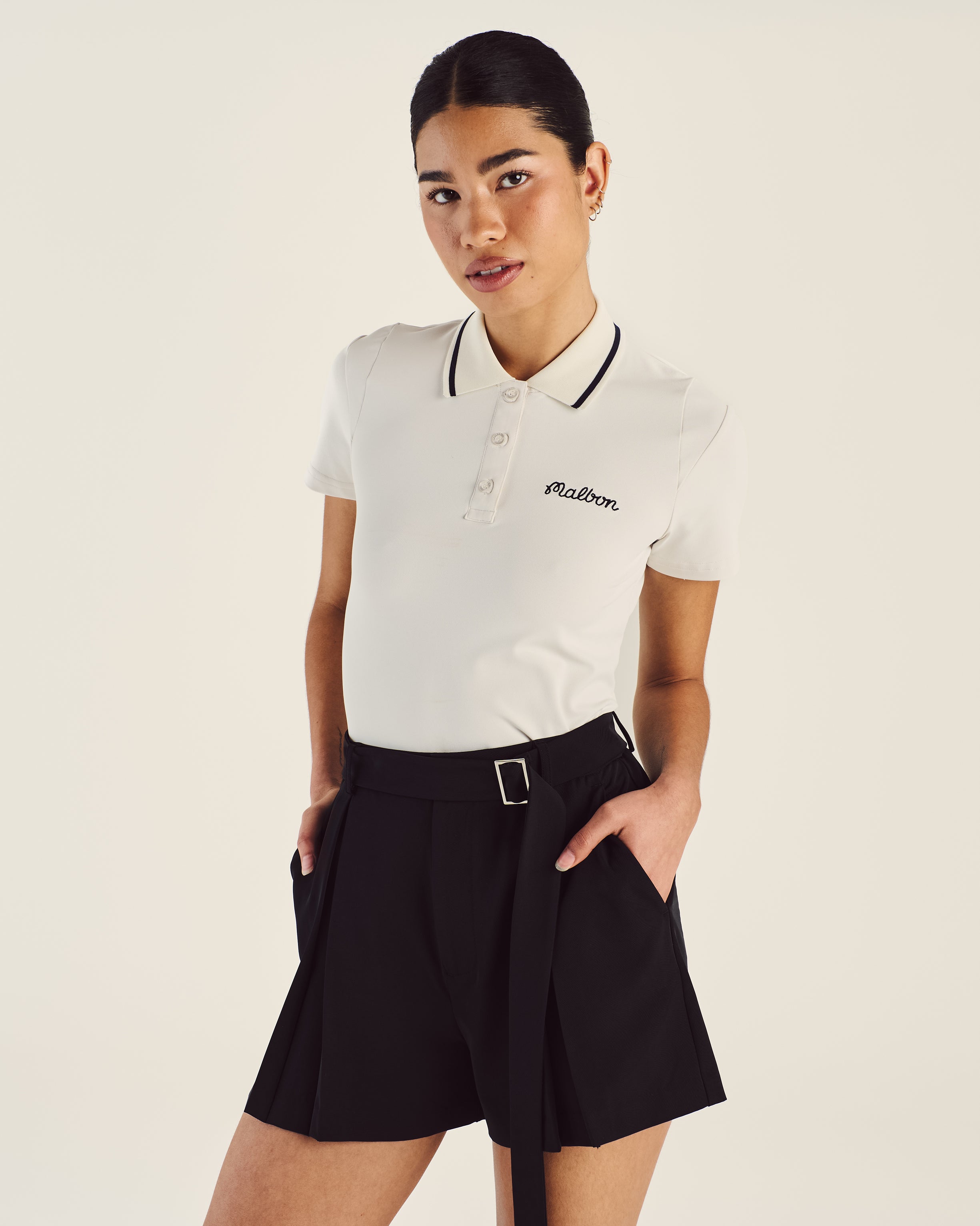 AMARA PLEATED SHORTS – Malbon Golf