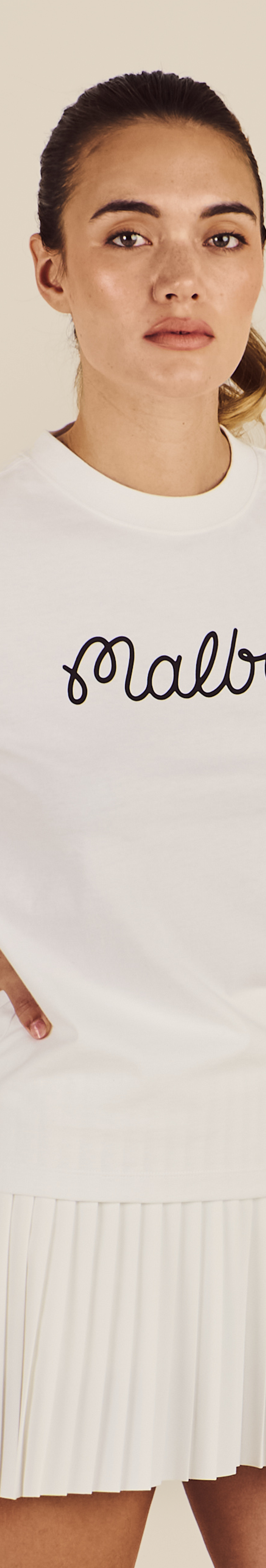 COSETTE SCRIPT TEE – Malbon Golf